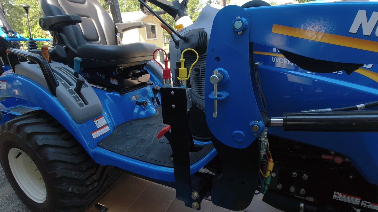 PART 1 - New Holland Workmaster 25S Third Function Kit Installation ...