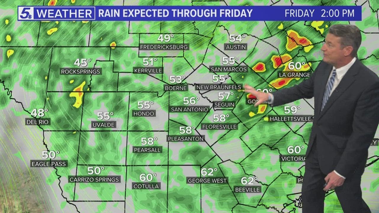 Rain and storms expected for Black Friday - YouTube