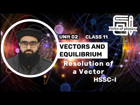 Resolution of a Vector || HSSC-1 || Unit 02 || Vectors & Equilibrium ...