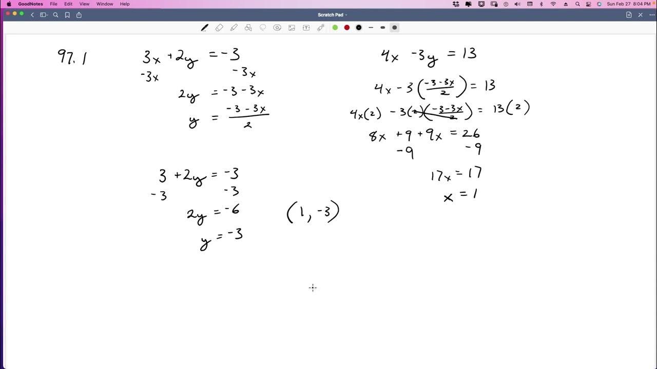 Saxon Algebra 2 Lesson 97 - YouTube