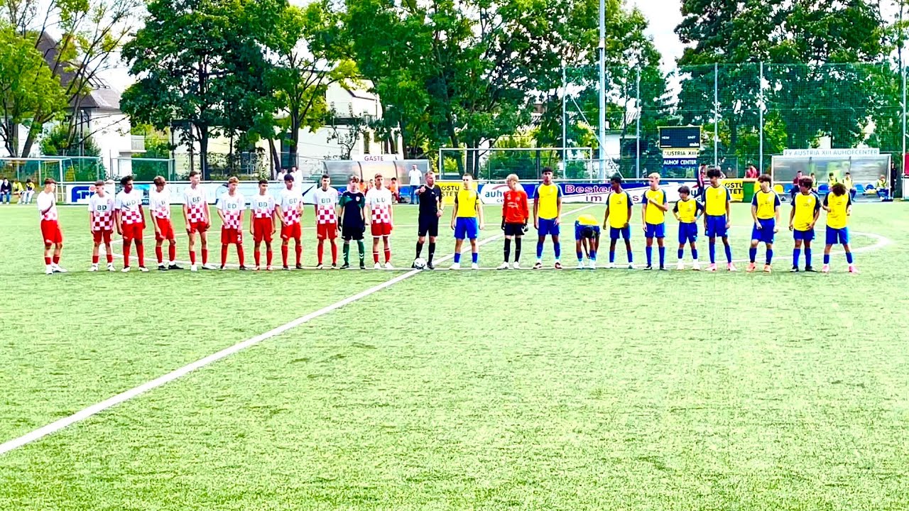 A XIII Auhof Center vs Cro Vienna U16 Meisterschaftsspiel - 1. Halbzeit ...