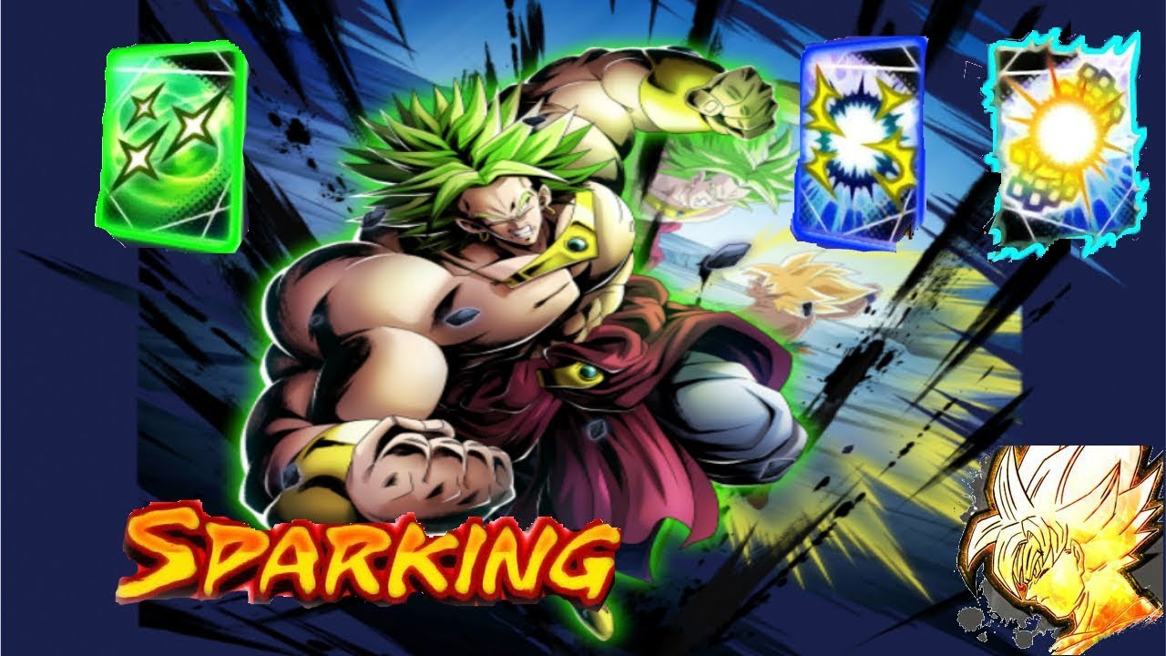BROLY SPARKING SKILLS: Blaster Shell, Gigantic Claw & Gigantic Meteor ...