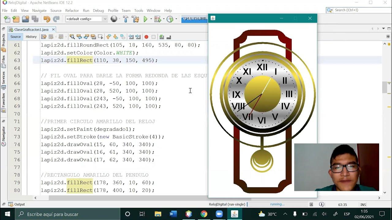 Reloj Analogico Java Youtube