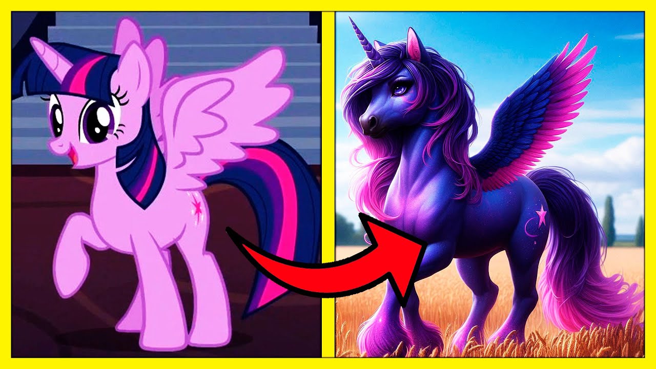 What My Little Pony Characters Would Look Like in Real Life - YouTube