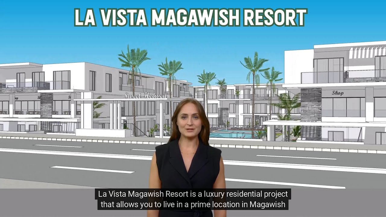 La Vista Magawish Resort a new project in Hurghada - YouTube