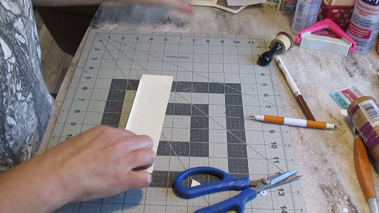(francais) Scrapbooking tuto #3/7 "Album Patchwork" de Stamperia - YouTube