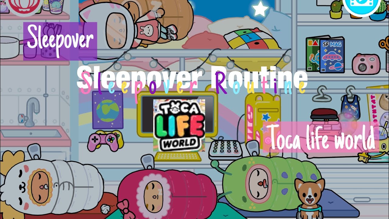 Sleepover Routine | Toca life world - YouTube