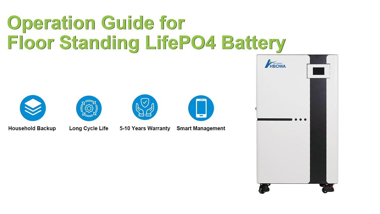 Charge and Discharge Operation Demonstration of the Floor Mounted ...