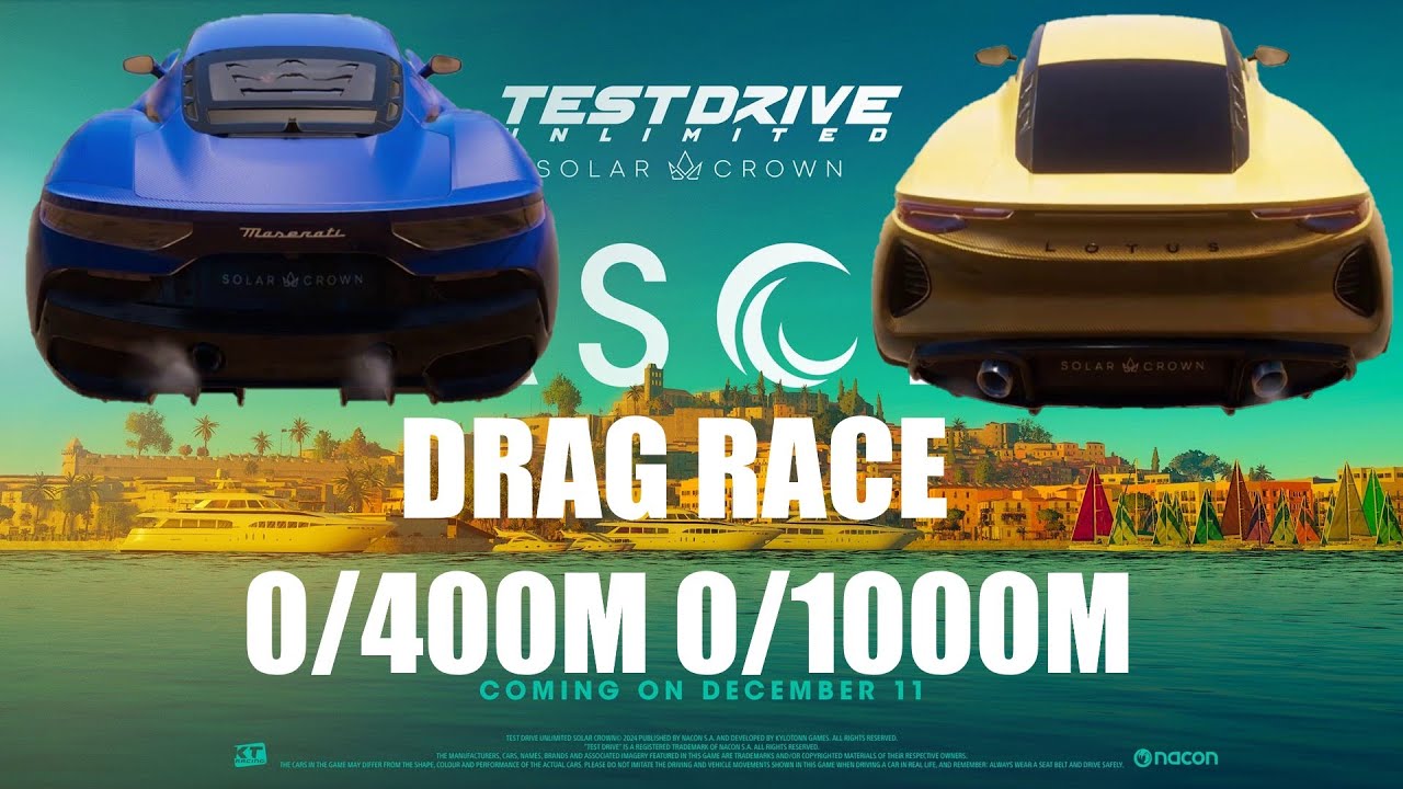 MASERATI MC 20 VS LOTUS EMIRA DRAG RACE TEST DRIVE UNLIMITED SOLAR ...