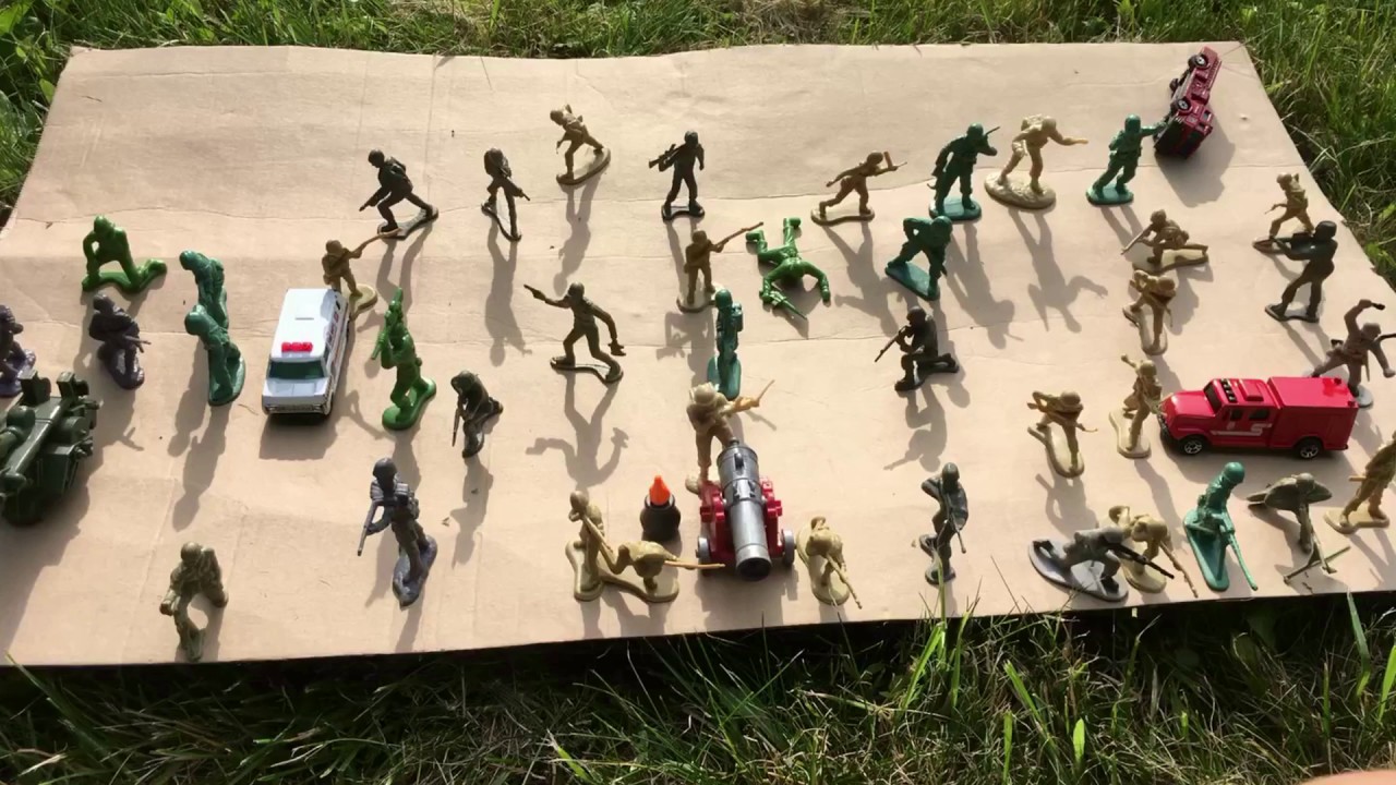 Lego-green army men war 7 - YouTube