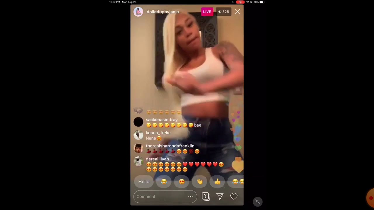 Jania Meshell Twerk on IG Live[Part 2] [SUBSCRIBE]💦 - YouTube