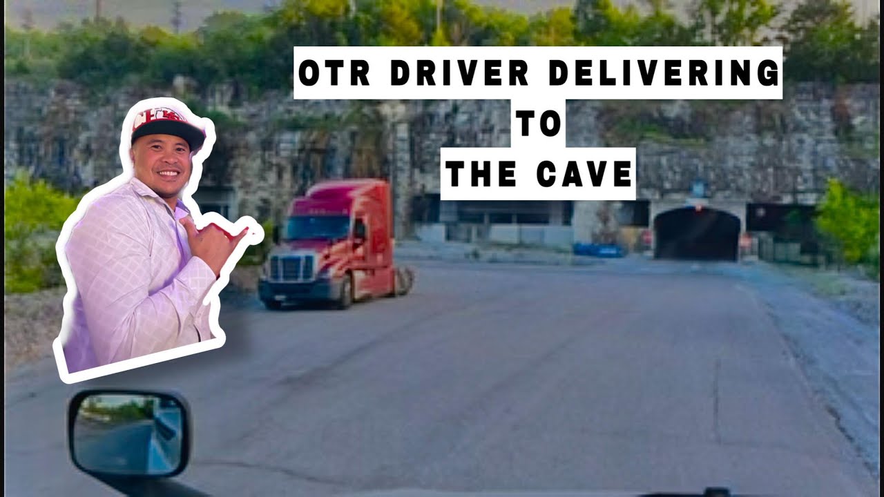 OTR DRIVER DELIVERING TO THE CAVE - YouTube
