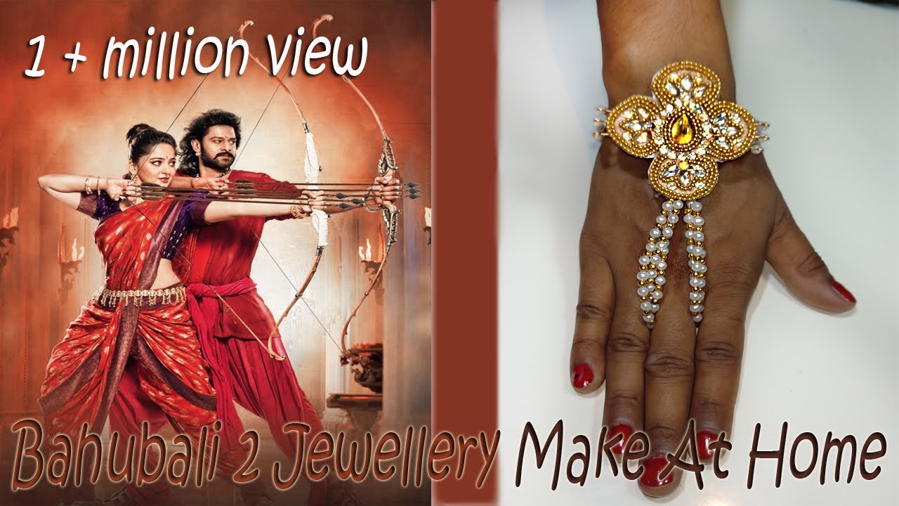 DIY : Bahubali 2 Jewellery Make At Home With paper | Art With Creation ...
