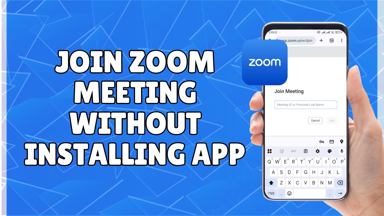 How to Join Zoom Meeting Without Installing App - YouTube