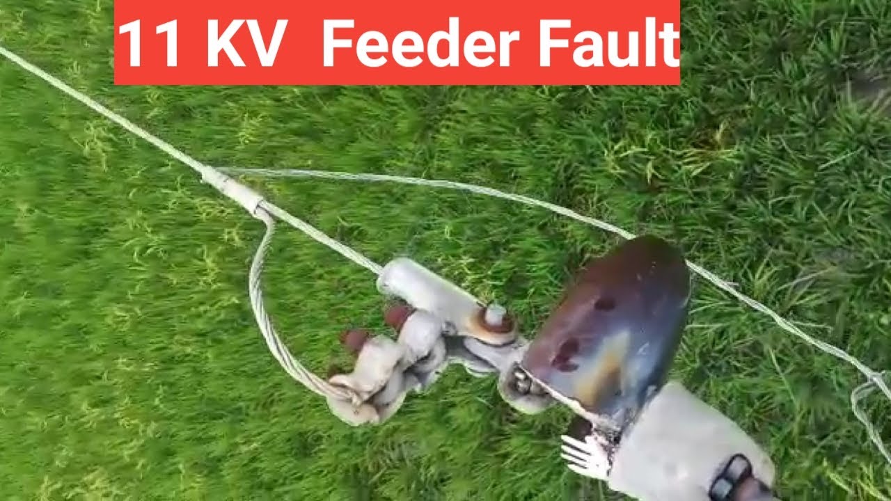11 KV Feeder Line Fault due to Disc Puncture || HT LINE || - YouTube