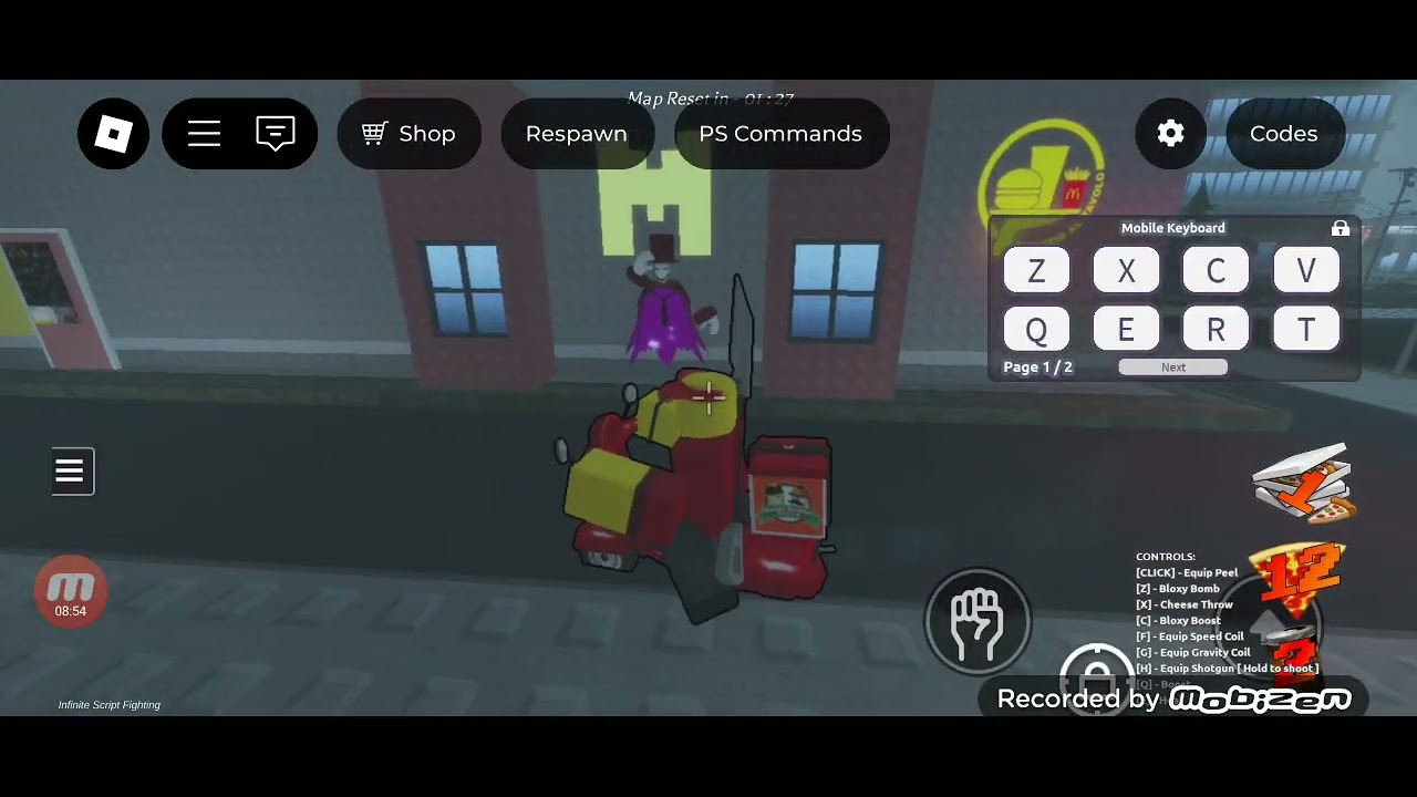 infinite script fighting RP - YouTube