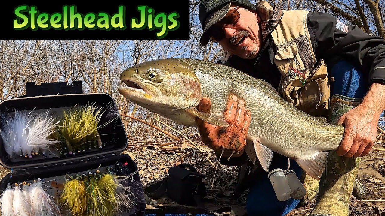 March Marabou Jig Tank Steelhead - YouTube