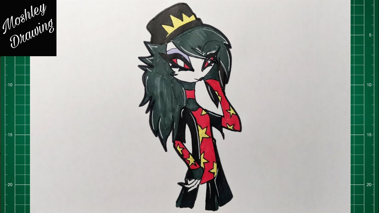 How to Draw Octavia from Helluva Boss - YouTube