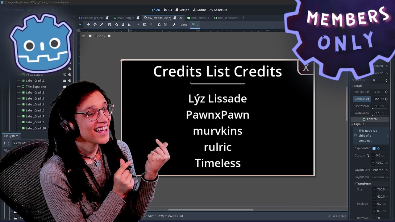 Making a credits generator for my games! - YouTube
