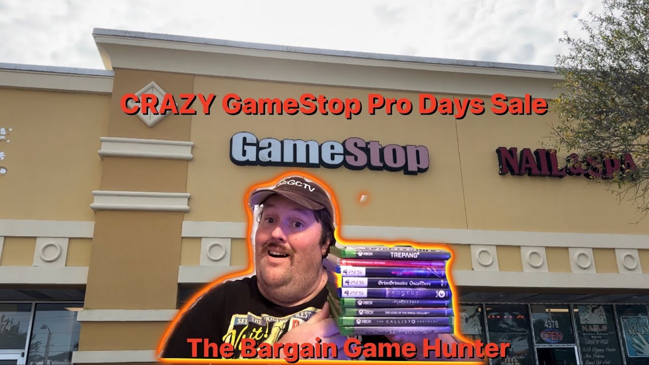 CRAZY GameStop Pro Days Sale - The Bargain Game Hunter - YouTube
