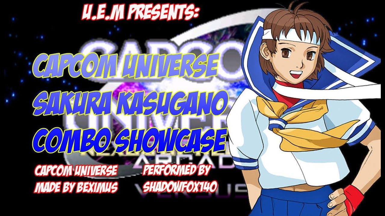 Capcom Universe Sakura Combo Showcase - YouTube