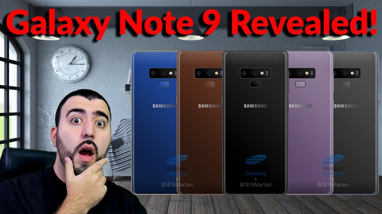 Samsung Galaxy Note 9 First Images With Colors, Release Date & Some New ...