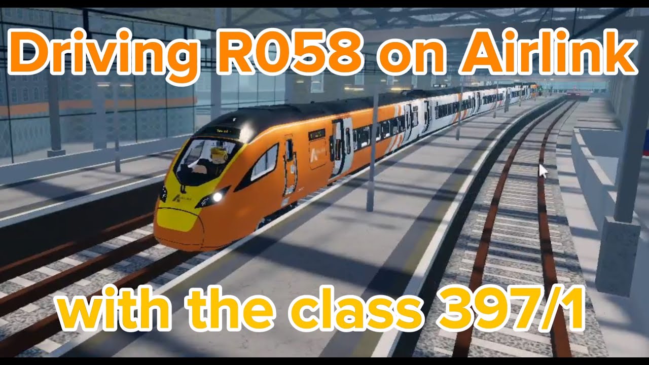 Driving R058 (Terminal Loop Link) on Airlink with the class 397/1 ...