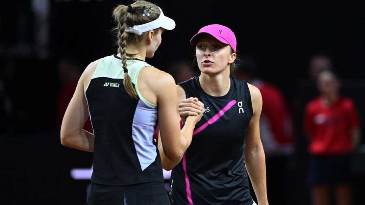 Elena Rybakina vs Iga Swiatek Semi-final Full Match | Stuttgart 2024 ...