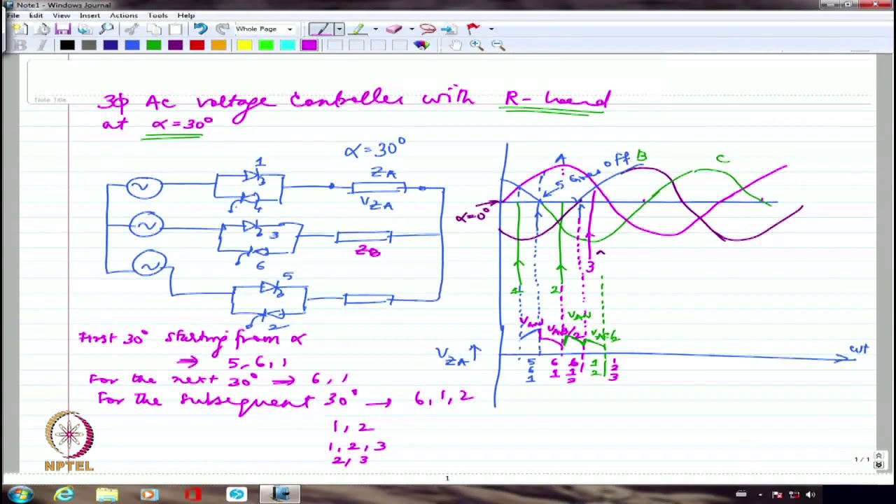 Three-Phase AC Voltage Controllers and Cycloconverters - YouTube