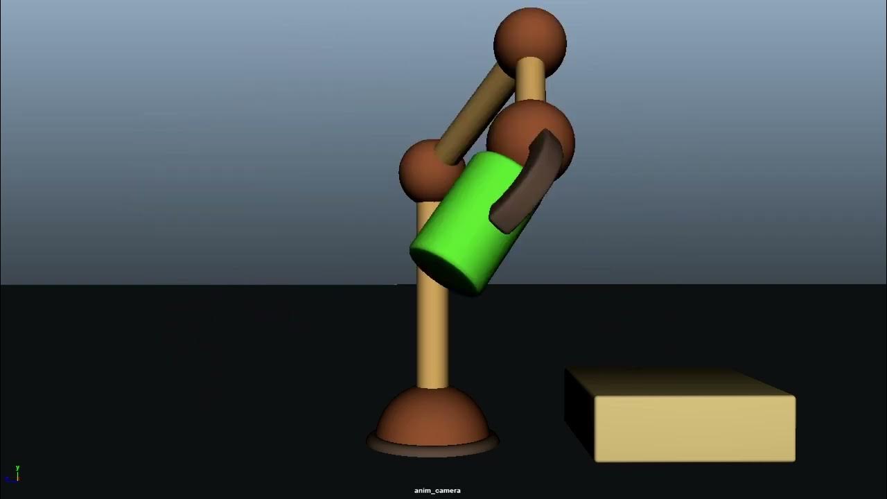 Robot arm animation(AM) - YouTube