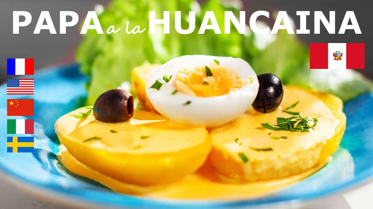 HUANCAINA PERU PAPA A LA HUANCAINA - YouTube