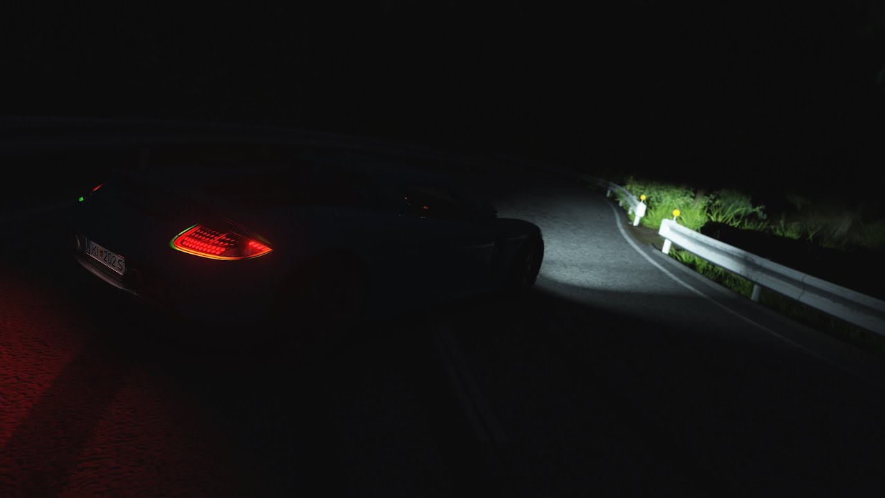INTENSE yet casual night run down Sakanotsuji Touge in a Porsche ...