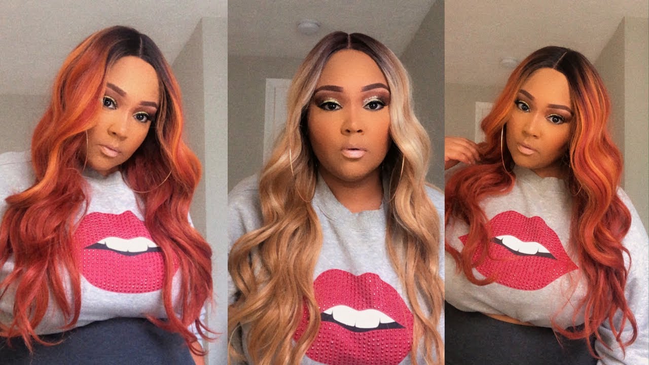 *NEW WIG ALERT* OUTRE COLOR BOMB SYNTHETIC HD LACE FRONT WIG ...