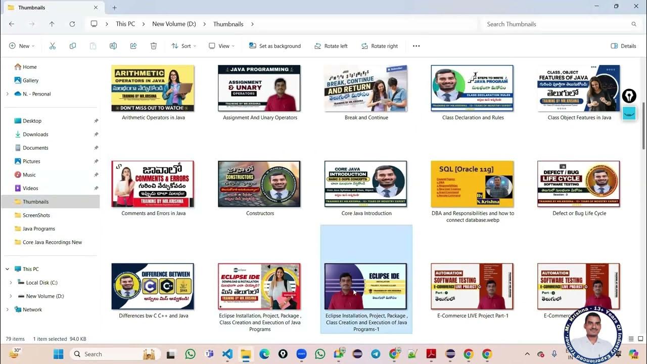 File Upload and Download in Selenium || Selenium Telugu Tutorials || Automation || Krishna ...
