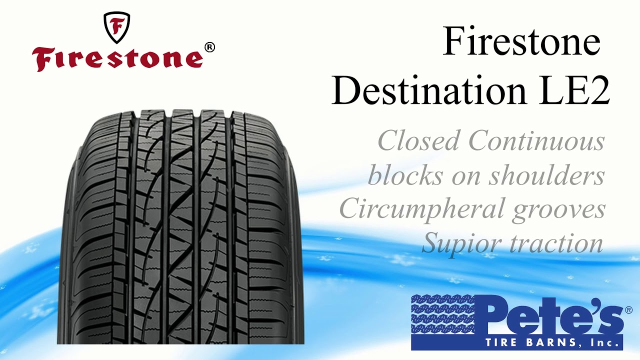 Firestone Destination LE2 Tire - YouTube