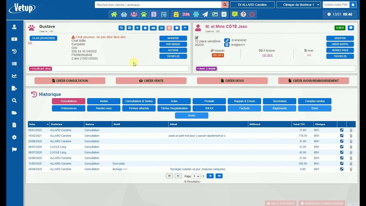 Utiliser le champ informations utiles de la fiche animal (Logiciel ...