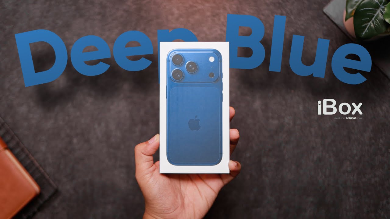 HASIL PRE-ORDER ONLINE IBOX !!! Unboxing iPhone 17 Pro Deep Blue (256 ...