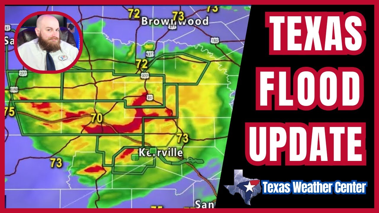 Flood Wave moving down the Guadalupe River in Texas - YouTube
