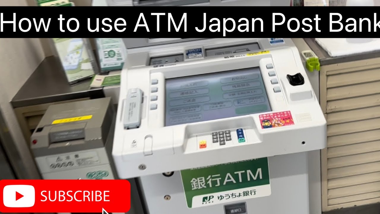 How to Use Japan Post ATM in Japan - YouTube