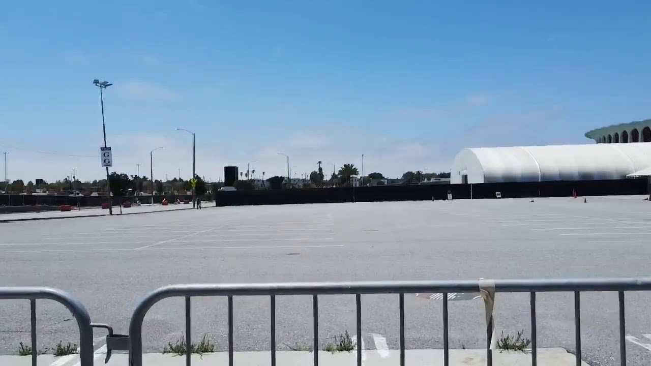 Aerial Mavic Mini North Side view Oculus at SoFi Stadium - YouTube