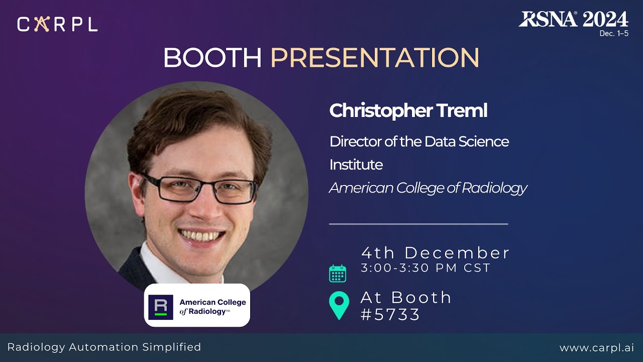 ARCH AI - Raising the Bar | RSNA'24 | ACR - YouTube