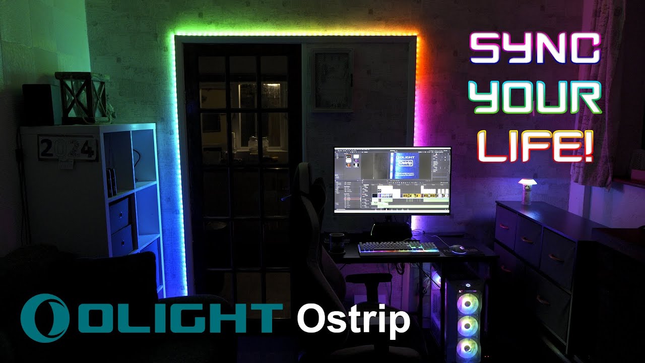 OLIGHT Ostrip - customisable RGB LED strip light - works with the OLIGHT APP - YouTube