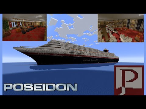 Minecraft - Poseidon 2006 Building Time Lapse 1 - YouTube