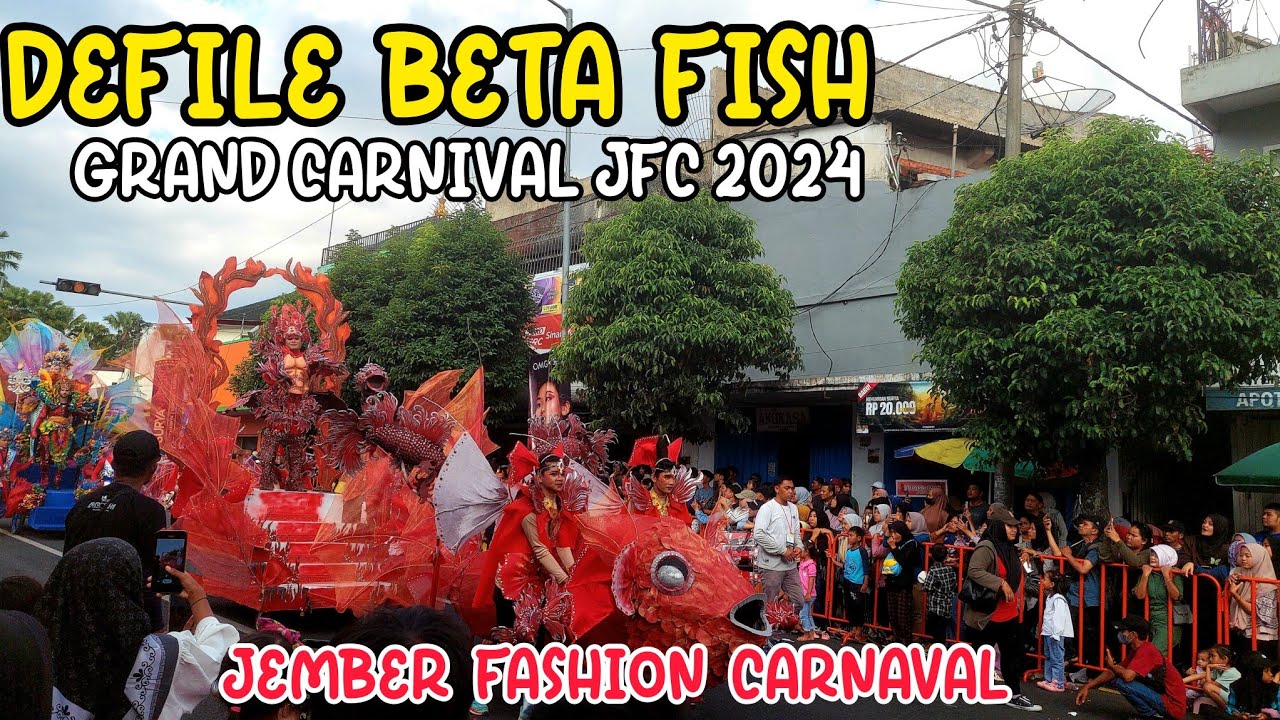 GRAND CARNIVAL JFC 2024 || DEFILE BETA FISH , SEMUA PENONTON TAKJUP DG ...