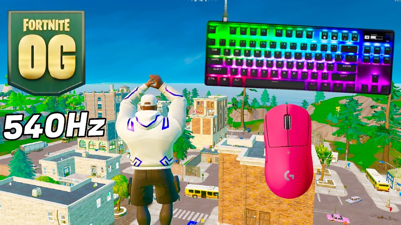 SteelSeries Apex Pro TKL ASMR 😴 Fortnite OG Ranked Reload 🏆 Satisfying ...