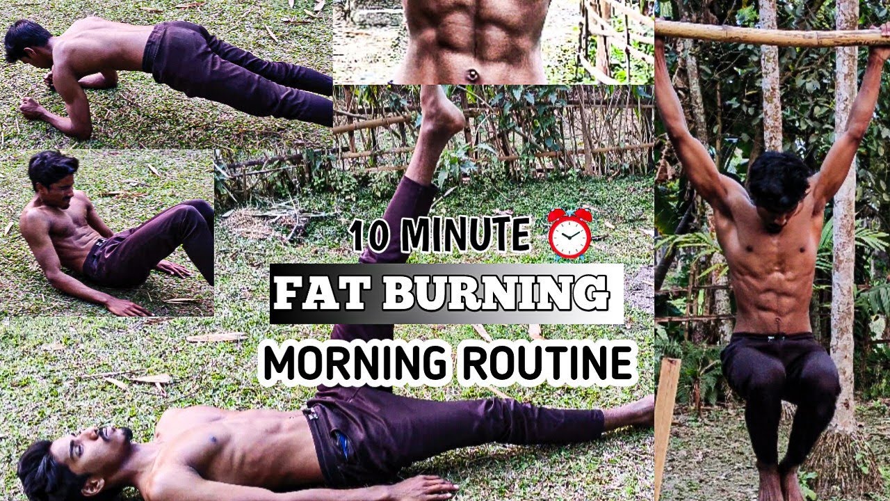 10 MINUTE FAT BURNING MORNING ROUTINE | Do this every day | - YouTube