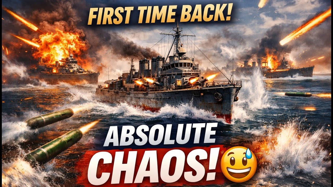 First Match Back in a Cruiser… Absolute Chaos 😅 | World of Warships ...