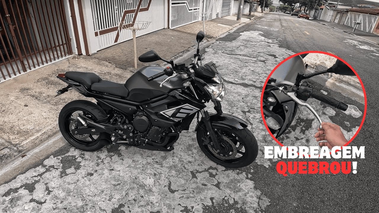 XJ6 CINZA - CABO DA EMBREAGEM QUEBROU!!! - YouTube