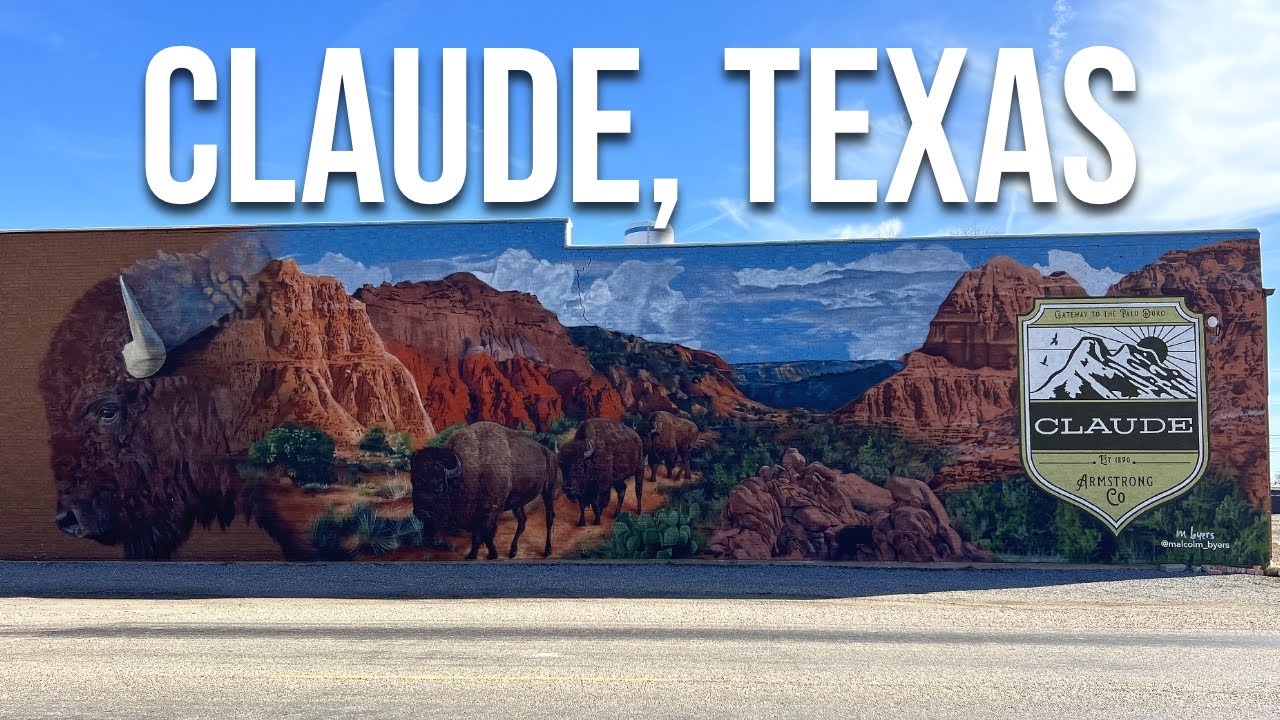 Claude, Texas! Drive with me through a Texas town! - YouTube