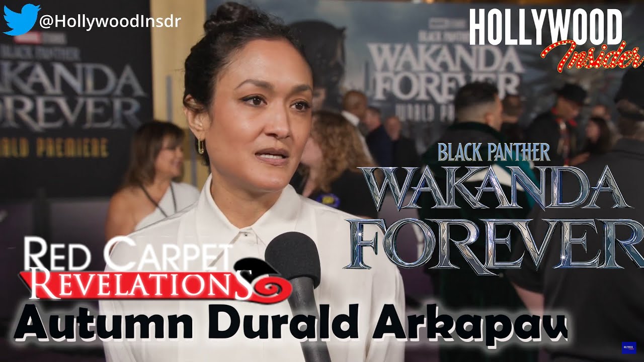 Autumn Durald Arkapaw 'Wakanda Forever' | Red Carpet Revelations - YouTube